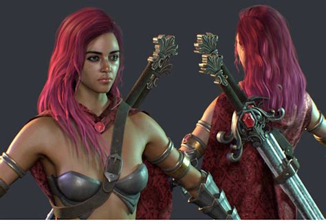 Custom 3d Game Character Modelling Rigging Assets Props Game Art Unreal