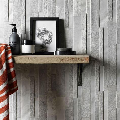 Marmi Grey Split Face Effect Tile