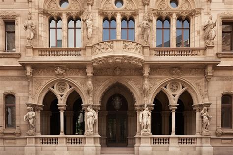 Architectural Fragments Partial Views Of Buildings Premium Ai Generated Image