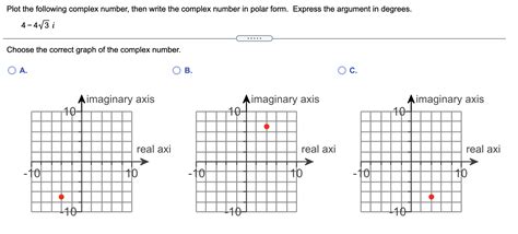Solved Plot The Following Complex Number Then Write The
