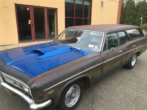 1966 Chevrolet Belair Station Wagon 283 Power Glide Corvette Rally Rims