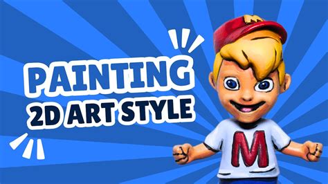 Trying A 2d Art Style For Miniature Painting Youtube