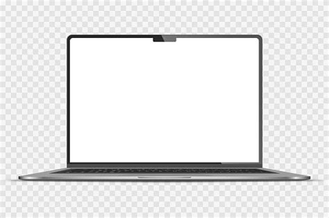 투명 화면이 격리 된 사실적인 다크 그레이 노트북 새로운 노트북 디스플레이를 엽니다 프로젝트 프리젠 테이션에 사용할 수 있습니다
