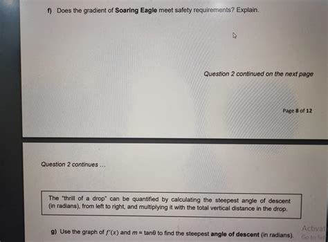 Solved Below Is A Graph Representing Part Of The Side View