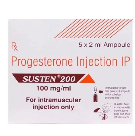 Progesterone Injection Ip Packaging Type Vial Packaging Size 2 Ml At ₹ 350 Piece In Nagpur