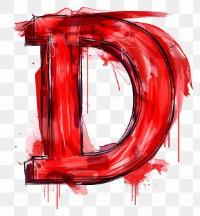 Letter D Red Letter D Png