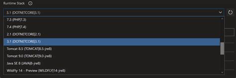 Azure App Service Deploy Task Does Not Offer Net 50 In The Runtime Stack Dropdown · Issue