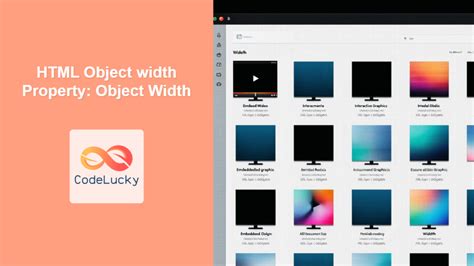 Html Element Offsetwidth Property Element Offset Width Codelucky