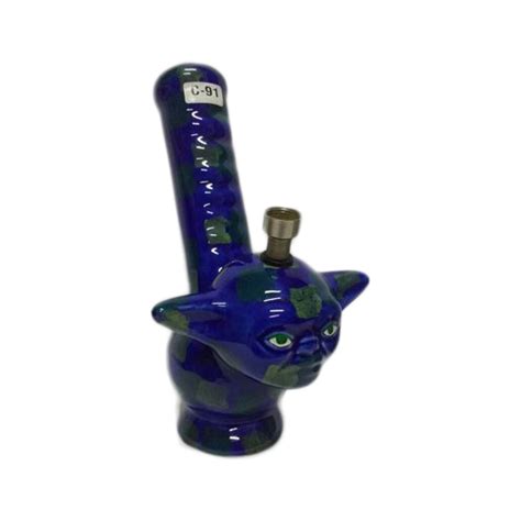 Bluegreen Ceramic Cat Smoking Pipes Packaging Type Box At ₹ 200