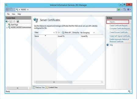 آموزش نصب گواهی SSL در IIS در مرحله سرورپارس