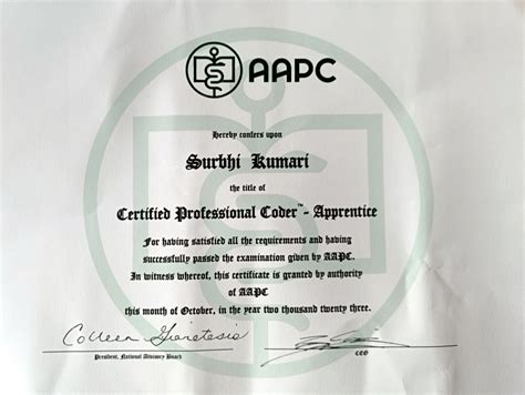 Surbhi Kumari Cpc On Linkedin Job Cpc Aapc Certifiedprofessional
