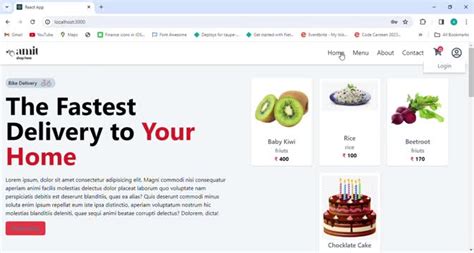 Arjun Kumar Vs On Linkedin A Small New Food Delivery App Using React Redux Node Js And Mongo Db
