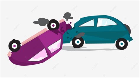 자동차 충돌 평면 그림 자동차 충돌 만화 클립 아트 Png 일러스트 및 벡터 에 대한 무료 다운로드 Pngtree