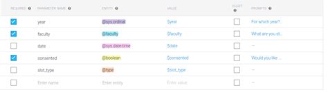 Pass Values From A Database To Dialogflow To Avoid Asking A Required