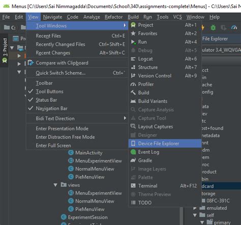 Menus Interaction Programming Cse 340