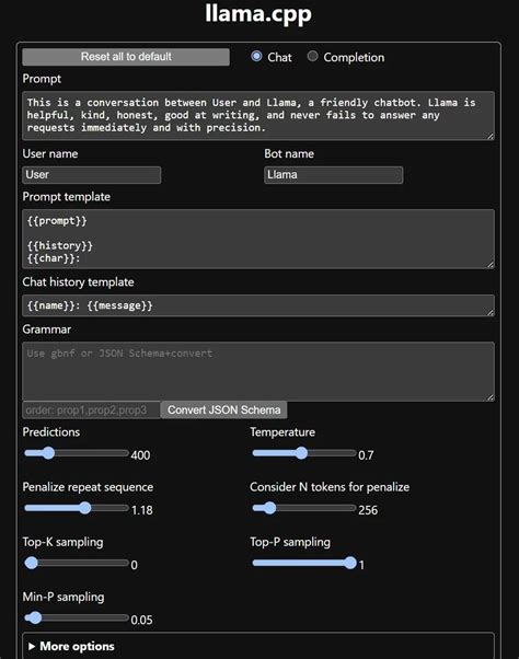How To Get The Llamacpp Server Ui Rlocalllama