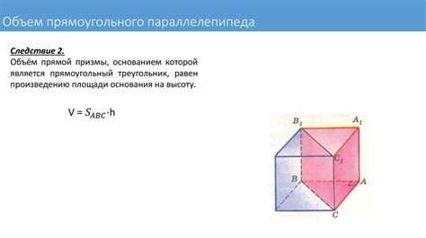 Объемы тел Online Presentation