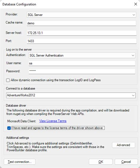 Connecting Over TCP IP Protocol PowerServer 2022 R2 Help