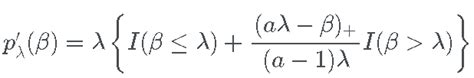 人工智能 Python高维统计建模变量选择scad平滑剪切绝对偏差惩罚、lasso惩罚函数比较 拓端数据 Segmentfault 思否