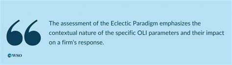 Eclectic Paradigm Overview Oli Framework Examples Wall Street Oasis