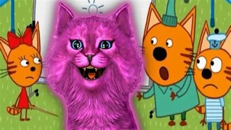 Три кота веселые и удивительные приключения играем с говорящим котенком аби игра для детей 2