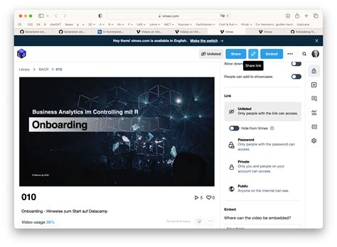 Embedding Vimeo Video Does Not Work With Unlisted Links · Issue 5390