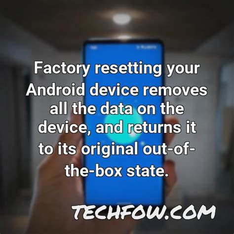 will a factory reset remove malware android explained