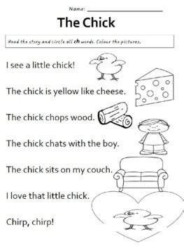 The Ch Sound Digraph CH English Reading And Writing TPT