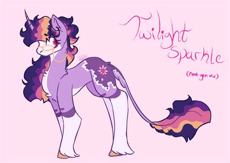 Twilight Sparkle Next Gen Au Redesign By Juniperskyz On Deviantart