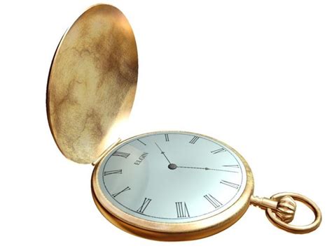 3D модель Золотые карманные часы - TurboSquid 442467