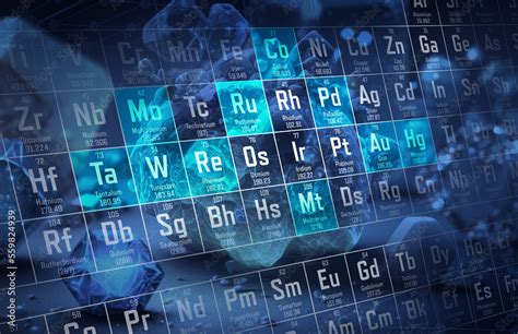 Periodic Table Of Elements Stock Illustration Adobe Stock