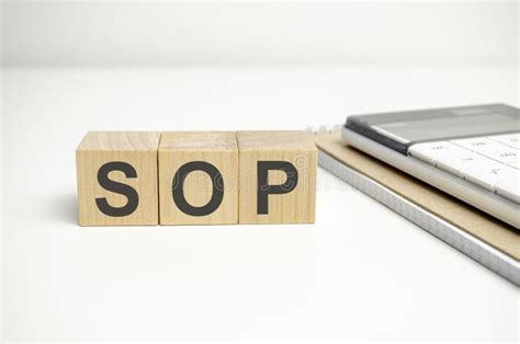 Sop Standard Operating Procedure Acronym Business Concept Background Stock Image Image Of