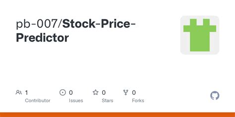 Github Pb 007stock Price Predictor