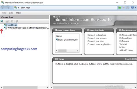 How To Configure Default Site In Iis Server Computingforgeeks How To Use Default Site In