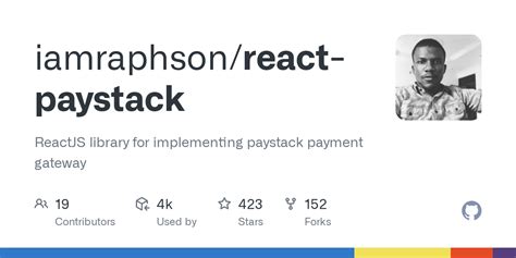 Issues Iamraphson React Paystack GitHub
