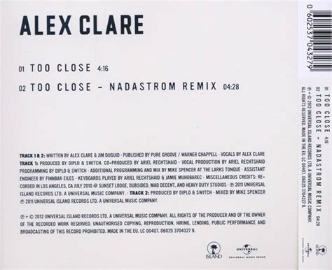 Alex Clare Too Close Album Cover