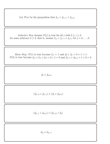 Solved The Lucas Numbers Satisfy The Recurrence Relation