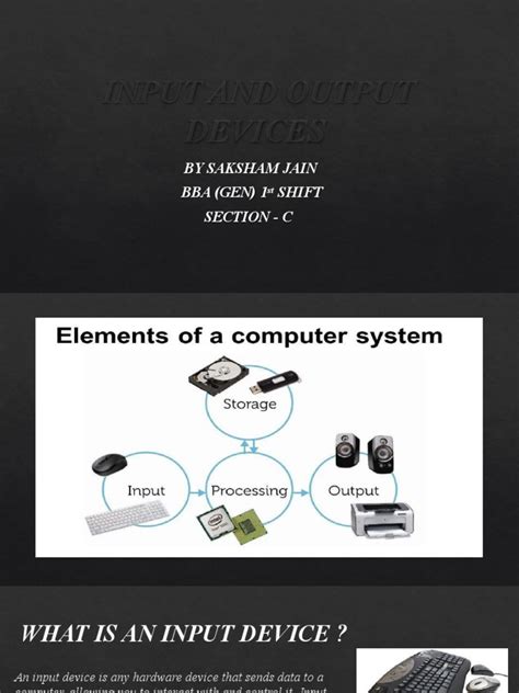 Input And Output Devices Pdf Printer Computing Information And