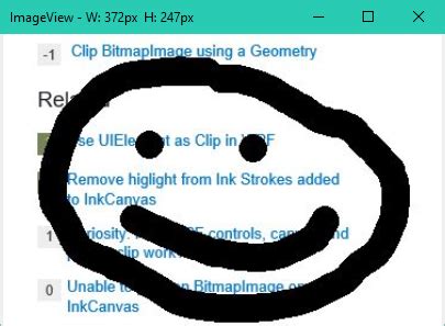 C Clip BitmapImage Using Strokes From A InkCanvas Stack Overflow