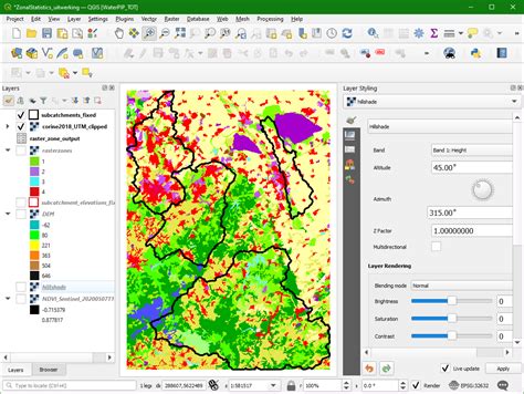 Tutorial Zonal Statistics And Area Computations Raster Layer Unique