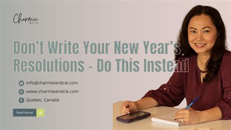 Dont Write Your New Years Resolutions Do This Instead👇