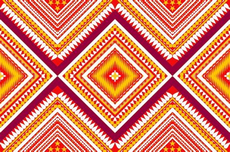 Premium Vector Seamless Design Pattern Traditional Geometric Zigzag Pattern