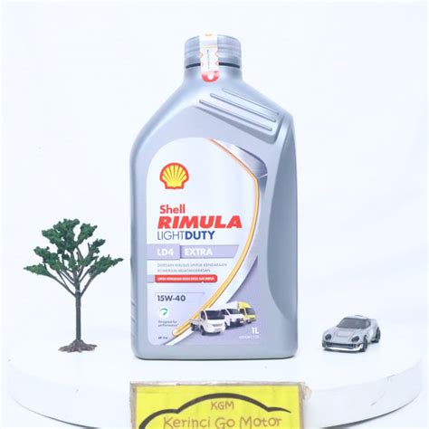 Shell Rimula Light Duty Ld4 Extra Sae 15w 40 1 Liter Api Ci 4sl Oli
