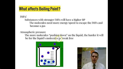 Chemistry Unit 8 Notes 5 Imfs And Boiling Point Youtube