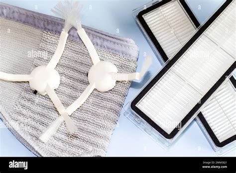 Robot Vacuum Cleaner Accessories Set Vacuum Hepa Filter Stock Photo Alamy