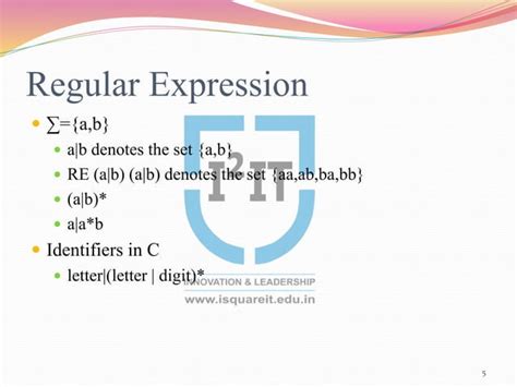 Regular Expressions To Finite Automata Pptx