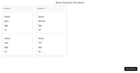 React Kanban Dnd Forked Codesandbox