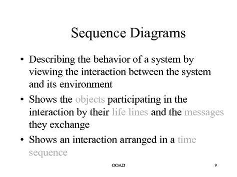 Modeling Behavior Interaction Diagrams Activity Diagram State Machine