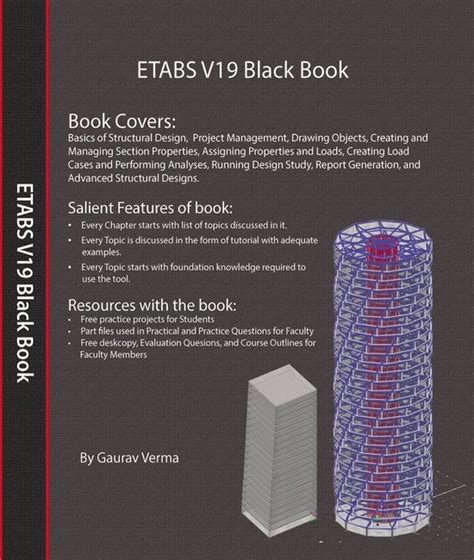 Etabs V19 Black Book Ebook Gaurav Verma 9798201568382 Boeken