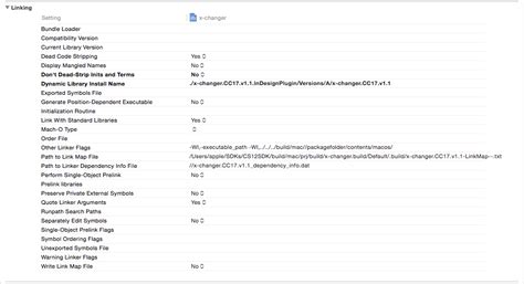 C Apple Mach O Linker Ld Error Ld R And Dead Strip Cannot Be Used Together Stack